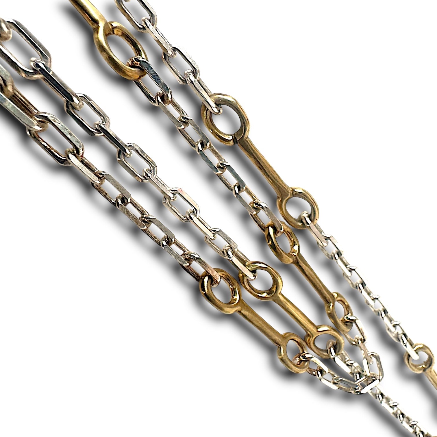Bit Chain - Bronze & Oxidized Silver – marlastudio
