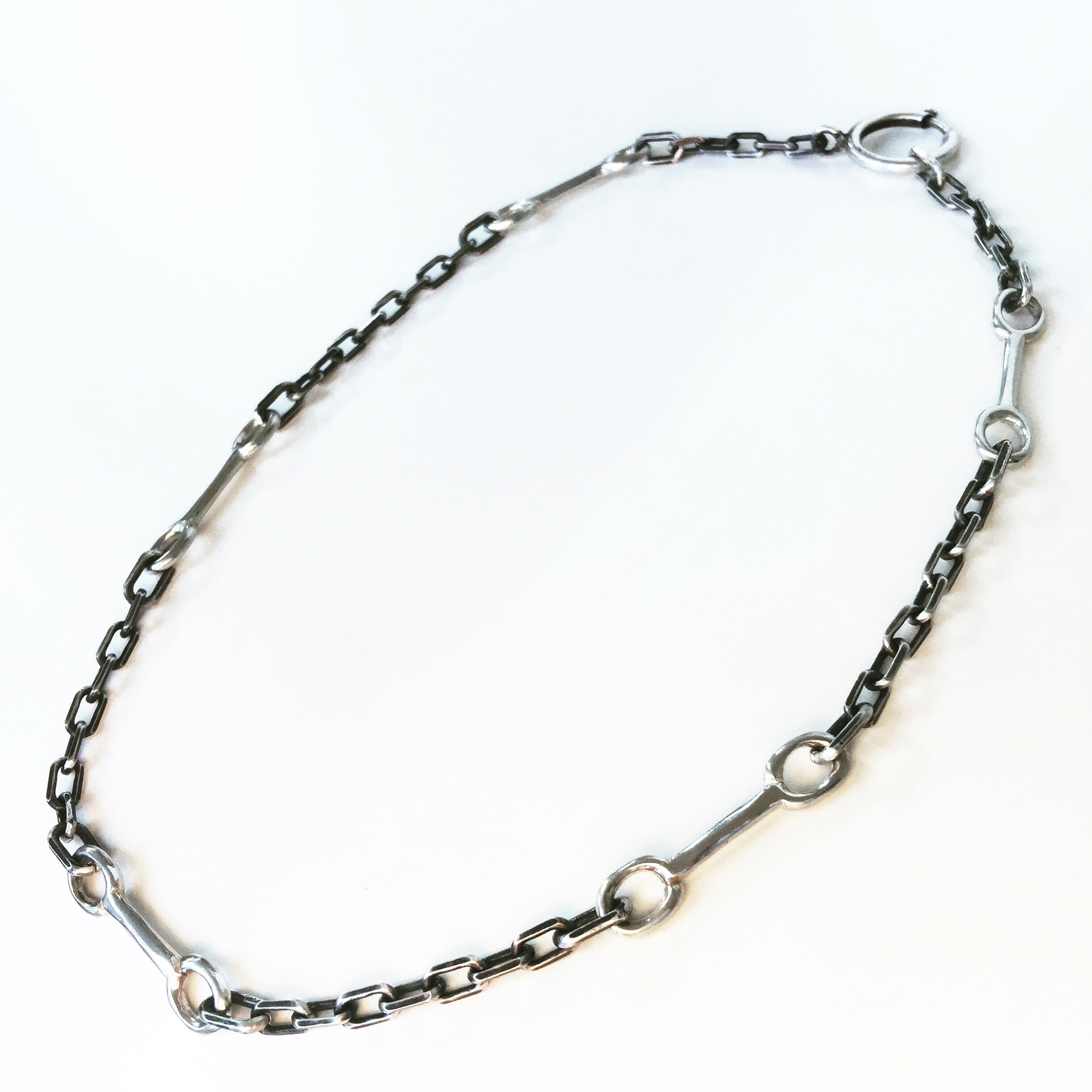Bit Chain - Silver & Oxidized Silver – marlastudio